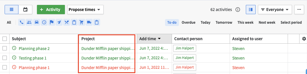 Projects by Pipedrive - Knowledge Base | Pipedrive
